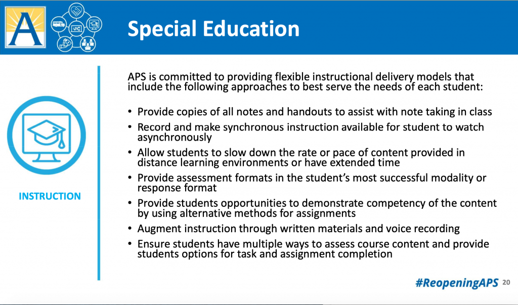 The Latest in SPED and Return to School – Arlington Special Education PTA